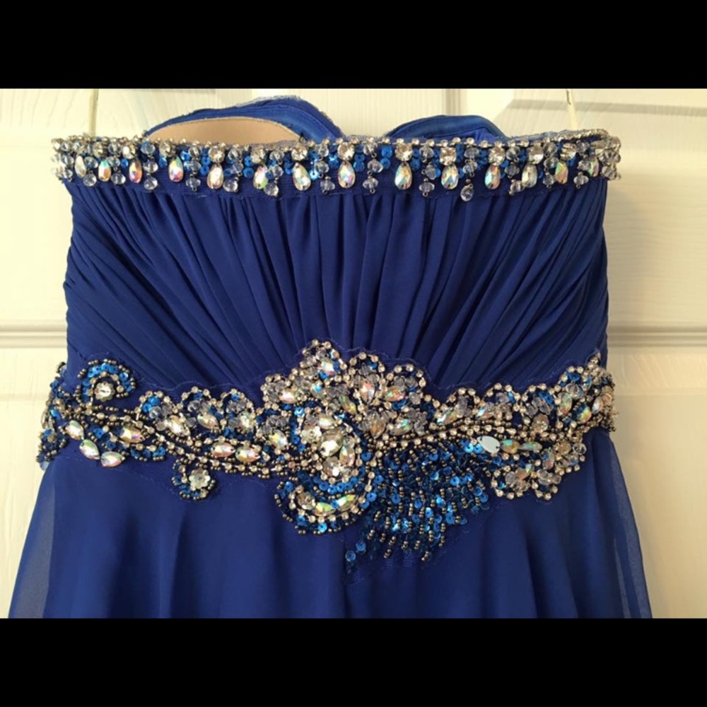 Cobalt Blue Prom Dress - Gem